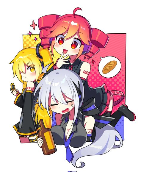 Vocaloid Haku Chibi Project Mirai Hatsune Miku Fictional Characters