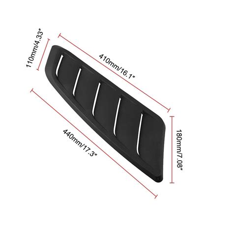 2pcs Universal Car Front Engine Cover Panels Air F Grandado