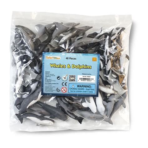 Safari Ltd Whales And Dolphins Bulk Bag Figure Multicolor Diveinn