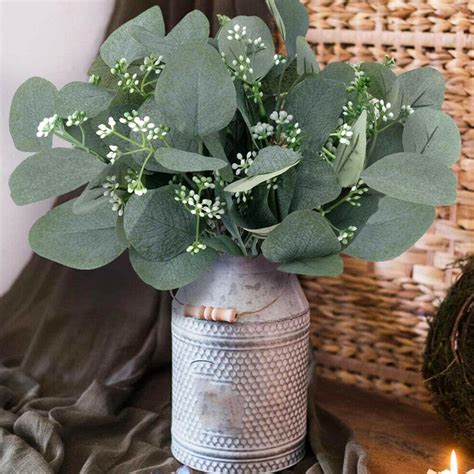 Artificial Eucalyptus Leaf Stem Bulk Artificial Eu Grandado