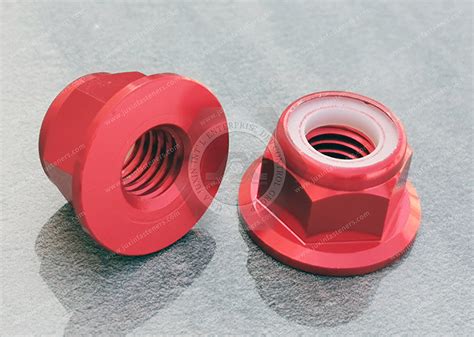 Aluminium Nylon Insert Flange Locknuts Supply