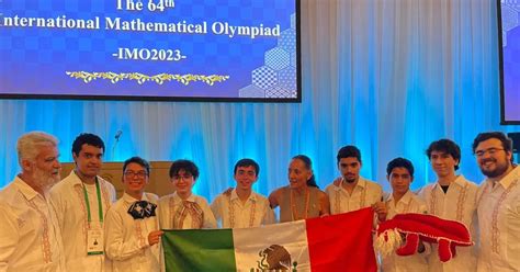 ¡orgullo Nacional México Brilla En La 64ª Olimpiada Internacional De Matemáticas Y Gana Seis