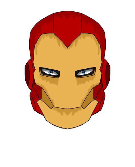 How To Draw Iron Man Face Step By Step