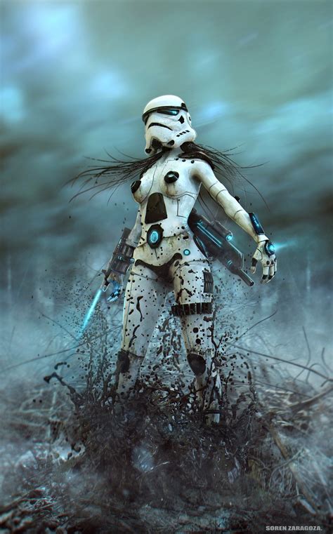 Artstation Stormtrooper Gilberto Soren Zaragoza
