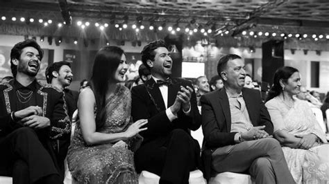 Vicky Kaushal Shares A Laugh With Katrina Kaif Sunny Kaushal In Candid