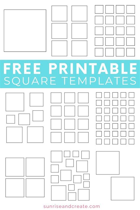 Square Templates Printable At A Glance
