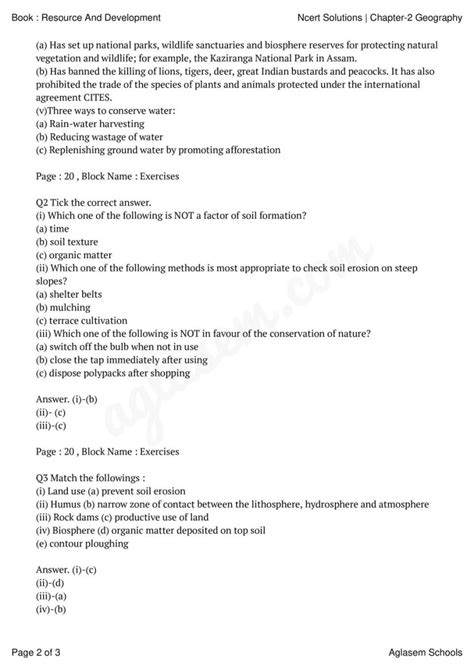 Ncert Solutions Class 8 Social Science Geography Chapter 2 Land Soil