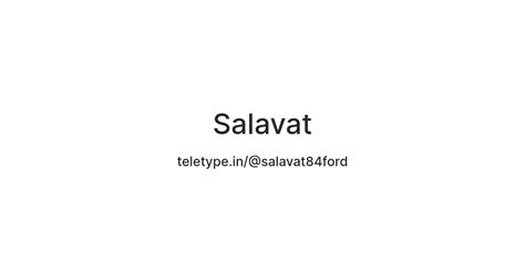 Salavat — Teletype