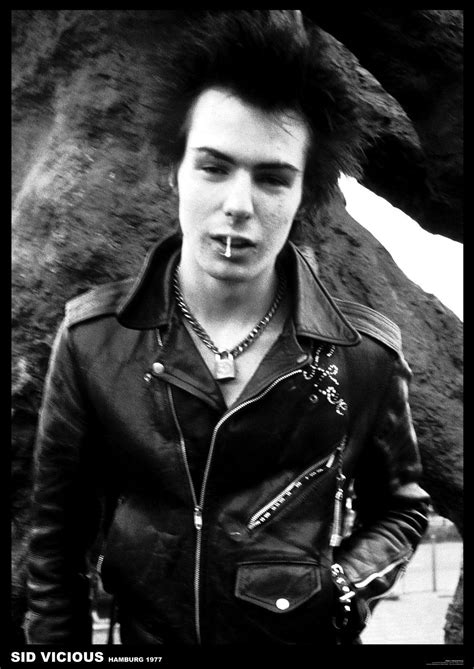 Sid Vicious Poster Lederjacke Punk Punkrock