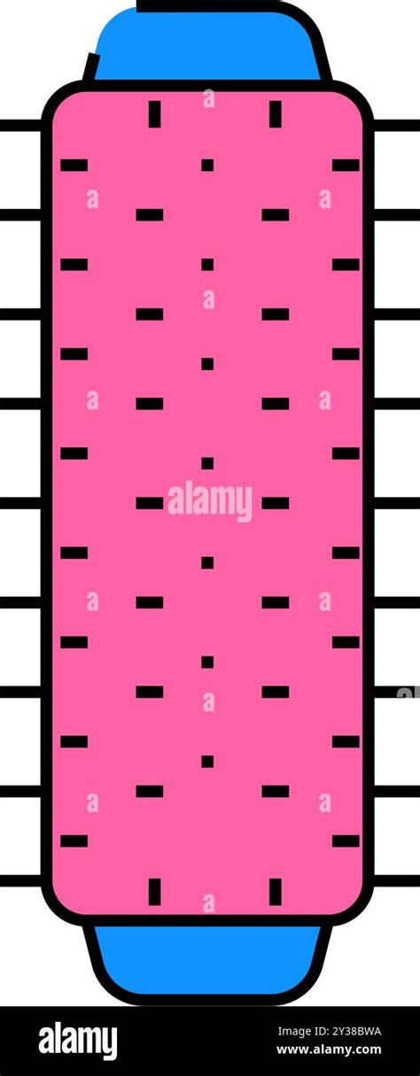 Roller Microfiber Flat Icon Color Illustration Stock Vector Image And Art