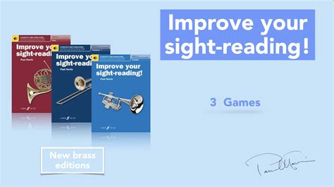 Improve Your Sight Reading New Brass Editions — Paul Harris