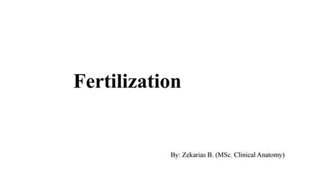 Fertilization For Public Health 1pptx