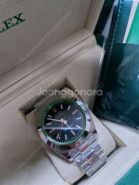 롤렉스 밀가우스 그린판 판매해봅니다~ 중고나라 안심되는 중고거래