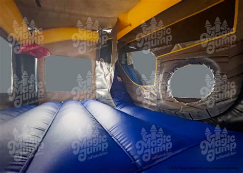 C5 Batman Combo Wet Or Dry Inflatable Bouncer And Slide Magic Jump Inc