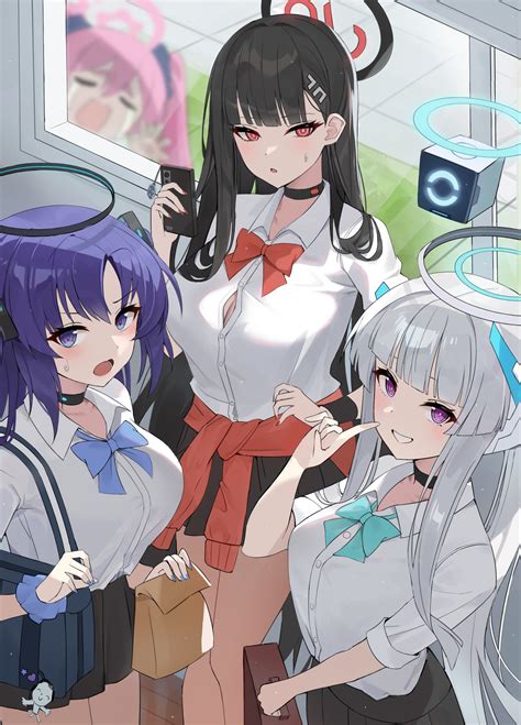 블루아카이브 쿠로사키 코유키 하야세 유우카 츠카츠키 리오 우시오 노아