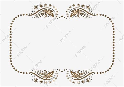 Dark Brown Simple Frame Texture