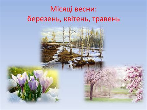 Презентація Вивчаємо пори року