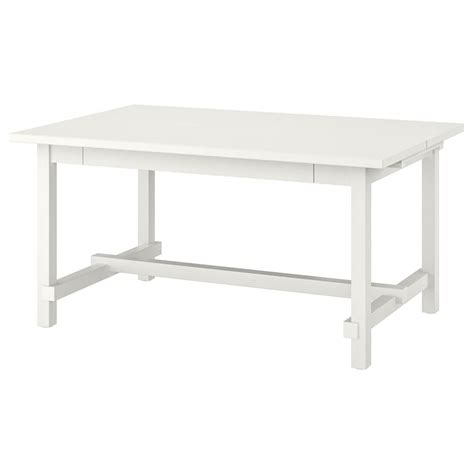 Nordviken Mesa Extensible Blanco Longitud Mínima 152 Cm Ikea