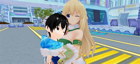 Mmd Vert Hugs Aoi By Megaali On Deviantart