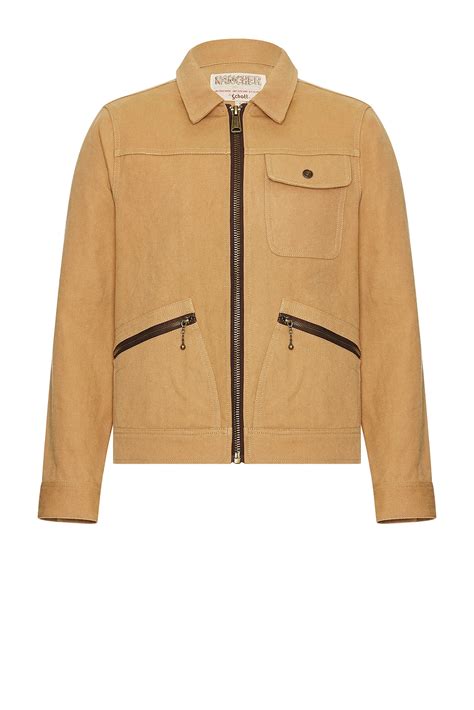Schott Unlined Utility Jacket In Tobacco Revolve