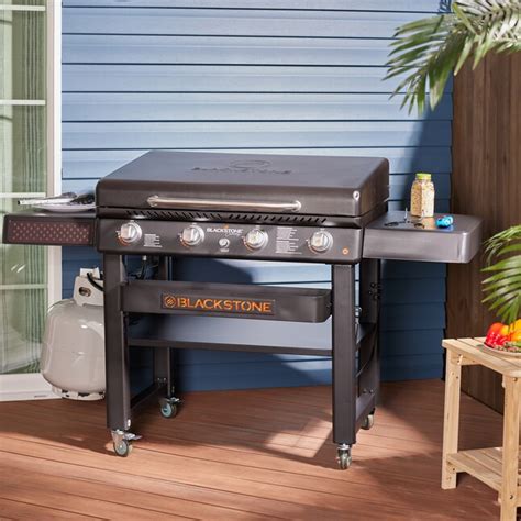 Blackstone Culinary 4 Burner Liquid Propane Flat Top Grill In The Flat