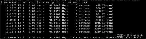 网络工具之流量测试工具nuttcp安装和使用 Csdn博客