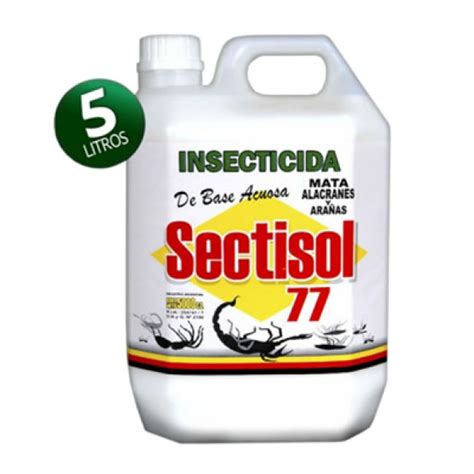 Sectisol Insecticida Alacranes Y Arañas X5lts Tienda Santa Fe Limpieza