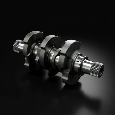 สภาพประกอบ Crankshaft แบบมาตรฐาน กระบวนการโกหก วัสดุเหล็ก
