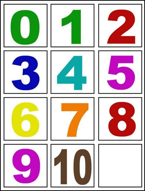 Foto Numbers Preschool Math Activities Preschool Math Number Cards