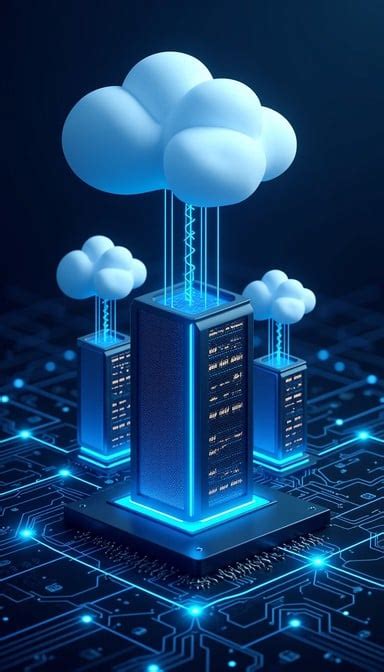 Free Cloud Computing Infrastructure Photo Cloud Server Technology Download At Stockcake