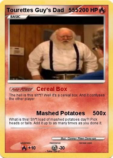 Pokémon Tourettes Guy S Dad 555 555 Cereal Box My Pokemon Card