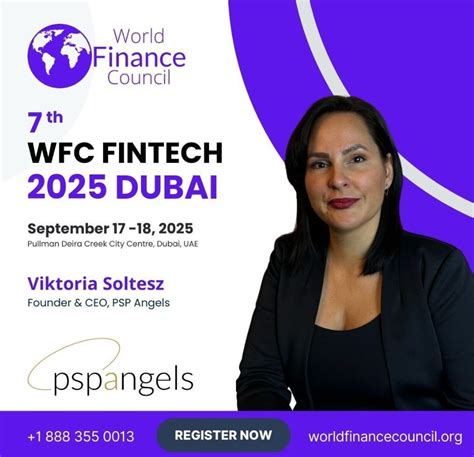 Excited To Share That Ill Be Speaking At The 7th Wfc Fintech 2025 In Dubai This September
