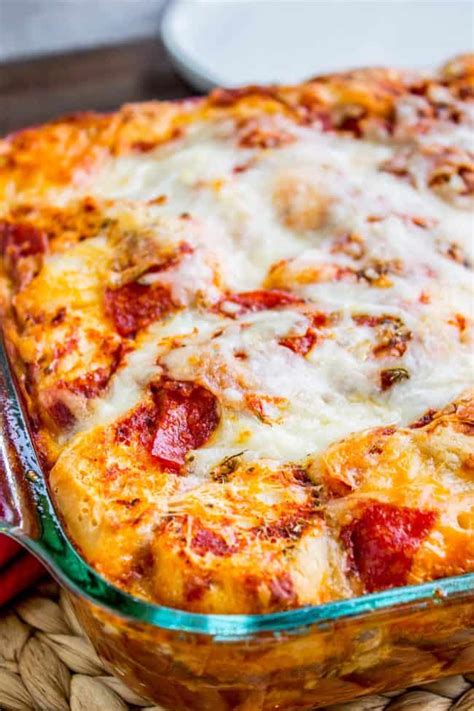 Easy Pizza Casserole The Food Charlatan