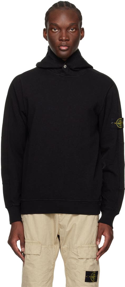 Stone Island Black Patch Hoodie Stone Island