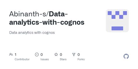 Github Abinanth Sdata Analytics With Cognos Data Analytics With Cognos