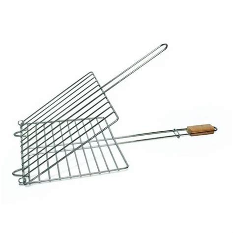 Silver Stainless Steel Bbq Hand Grill For Commercial At Rs 1300 In Manjeri