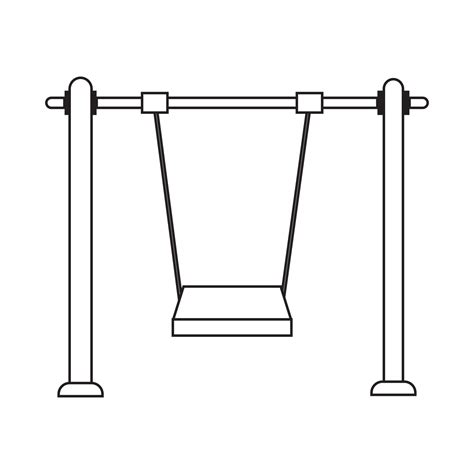 Swing Icon Vector 24148754 Vector Art At Vecteezy