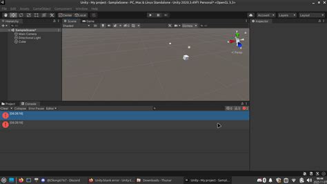 Unity Blank Errors Unity Engine Unity Discussions