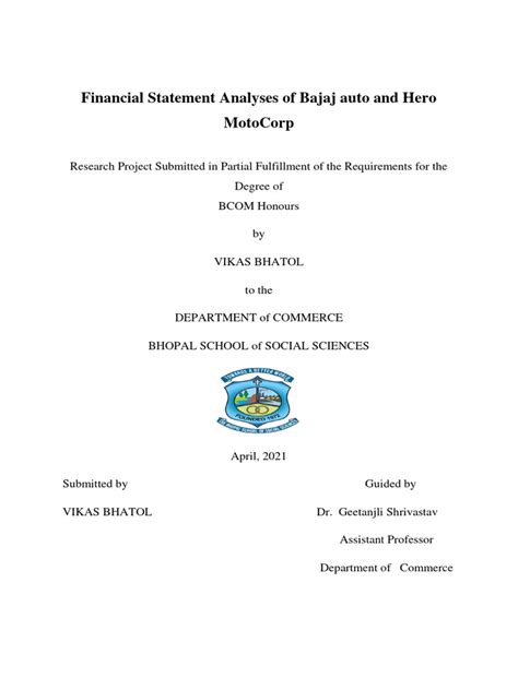 301 Vikas Bhatol Pdf Equity Finance Motorcycle