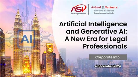 Ashraf And Partners On Linkedin Artificial Intelligence And Generative Ai A New Era For Legal