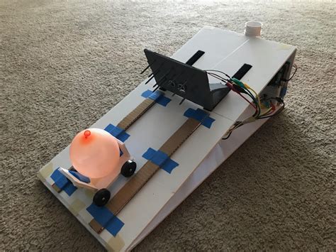 Balloon Cart With Proportional Deceleration Arduino Project Hub