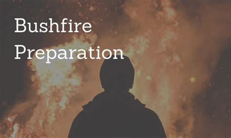 Bushfire Preparation Wem