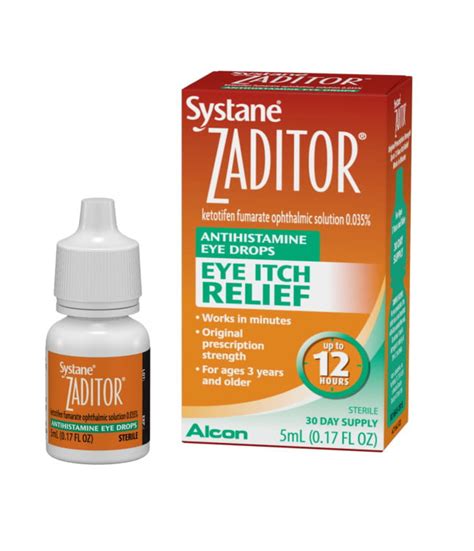 Zaditor Ophthalmic Solution Systane Zaditor Eye Drops 0 17 Fl Oz 5 Ml