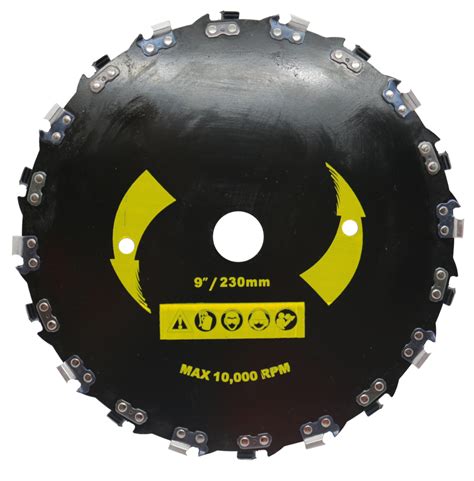 9 230mm Chainsaw Teeth Blade For Brush Cutter Garden Trimmer