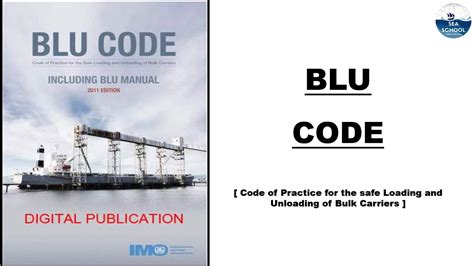 Blu Code For Bulk Carriers Function 3 Oral Chief Mate Second Mate Youtube