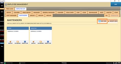 Link How To Assign Employee Into The Group Verona Pos Knowlege Base