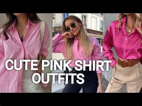 Beautiful Pink Shirt Outfit Ideashow To Wear Pink Shirts Youtube