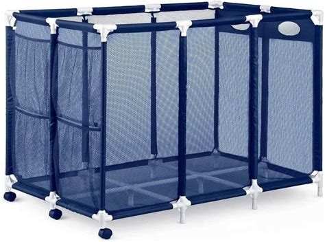 Modern Blue Pool Storage Bin Xx Large Nylon Mesh Basket Organizer