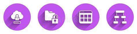 Set Cloud Computing Lock Folder And Browser Files And Hierarchy