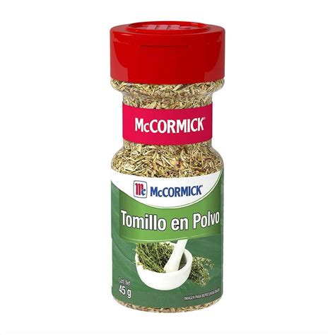 Tomillo Mccormick En Polvo 45 G Walmart